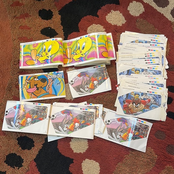 Warner Bros. | Other | Vintage Lot Of 85 Warner Bros Stickers Taztweety ...